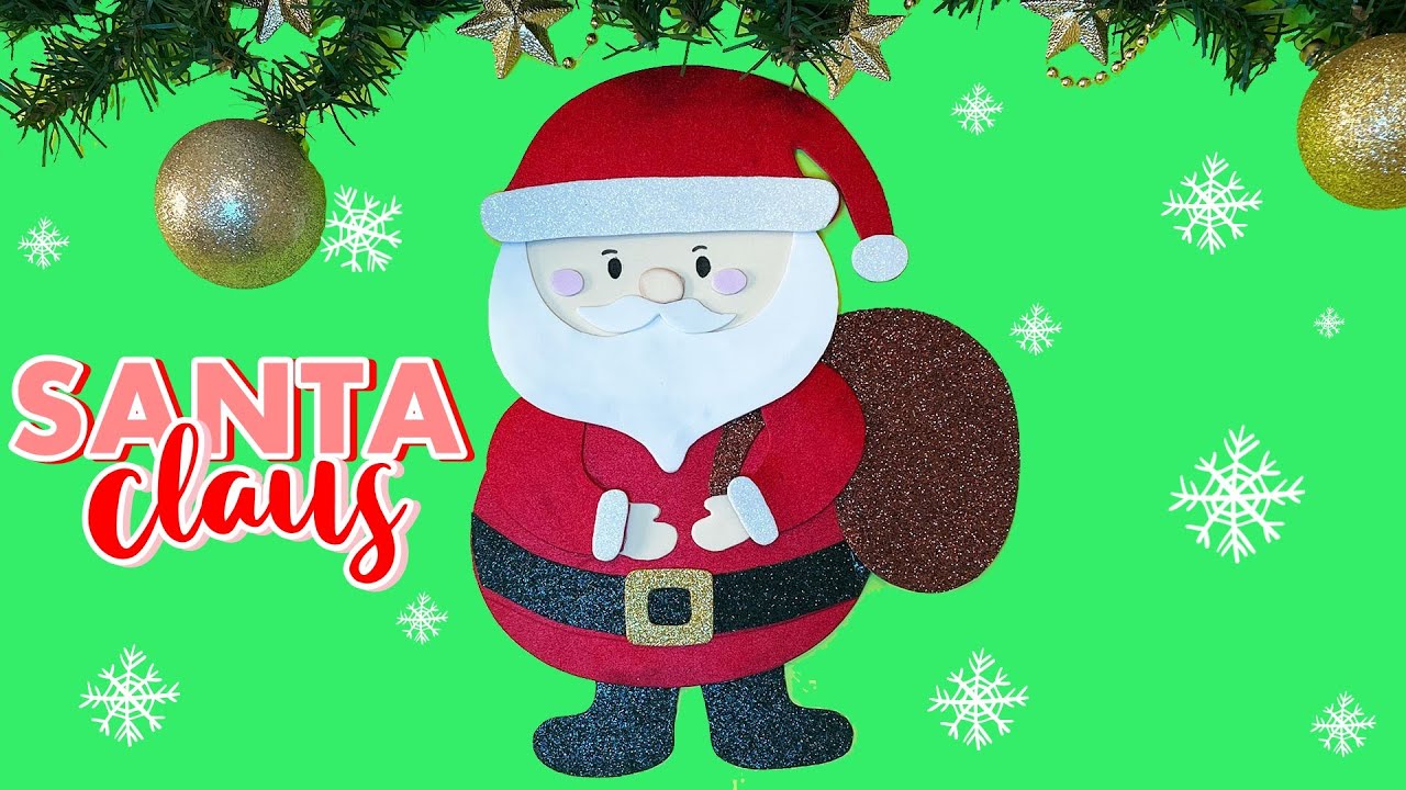 Molde Para Santa Claus De Foami 3146